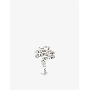 Vivienne Westwood Albane Sterling-Silver Ring - Antique Platinum